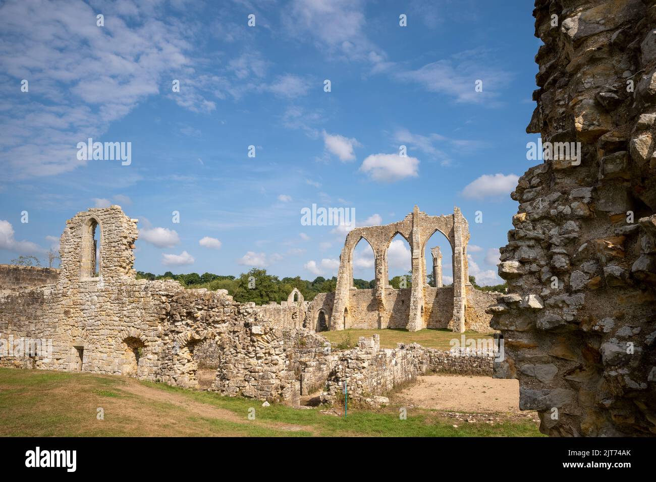 Bayham Old Abbey Stock Photo - Alamy