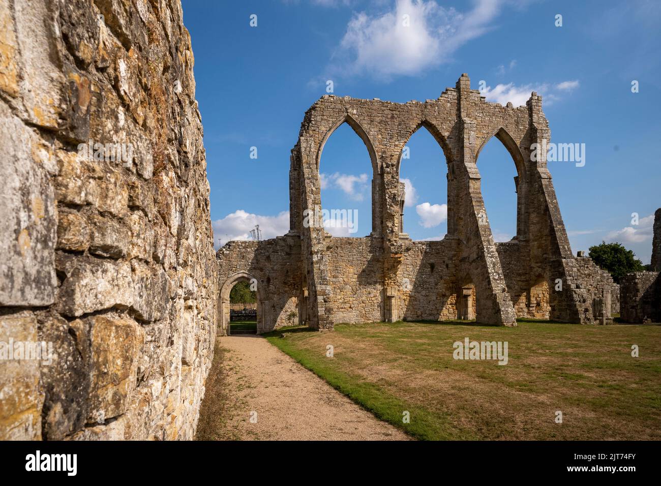 Bayham Old Abbey Stock Photo - Alamy