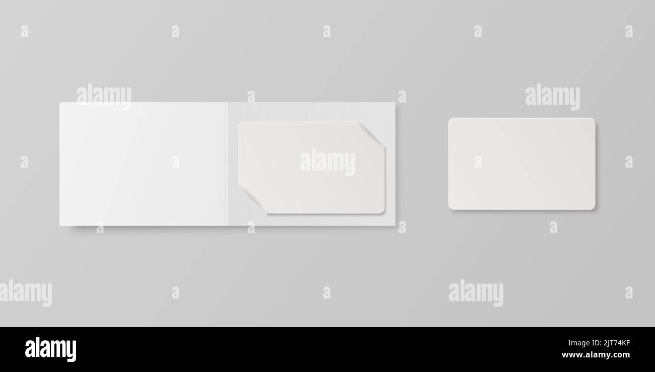 Vector 3d Realistic White Guest Room, Plastic Hotel Apartment Keycard ...