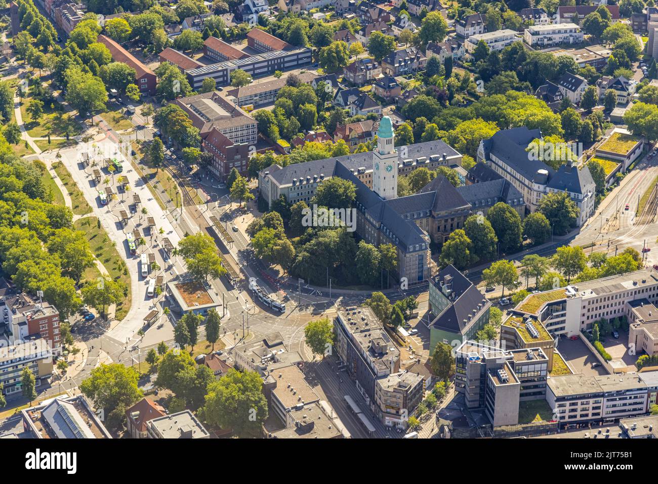 Bus station at city hall buer hi-res stock photography and images - Alamy