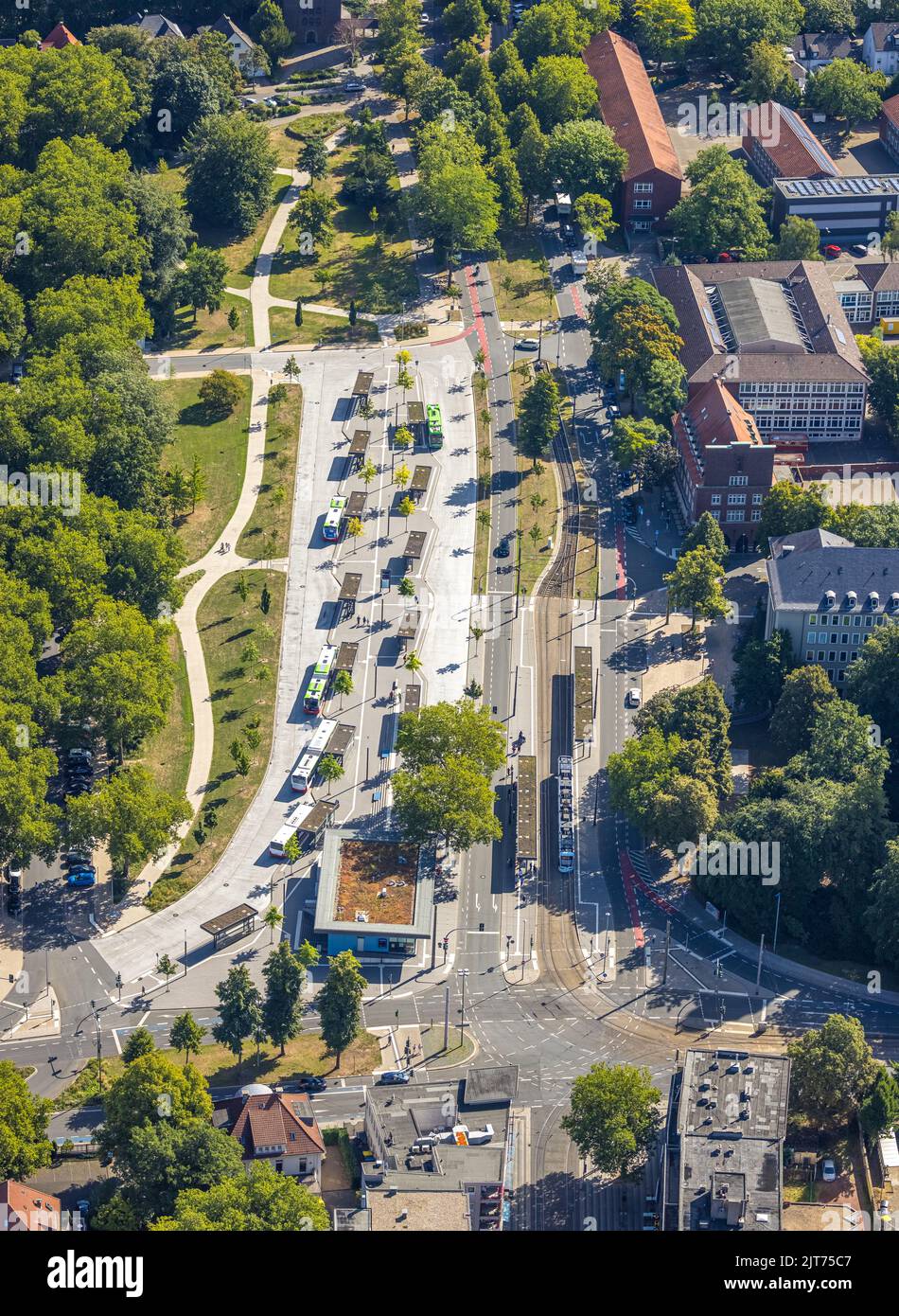 Bus station at city hall buer hi-res stock photography and images - Alamy