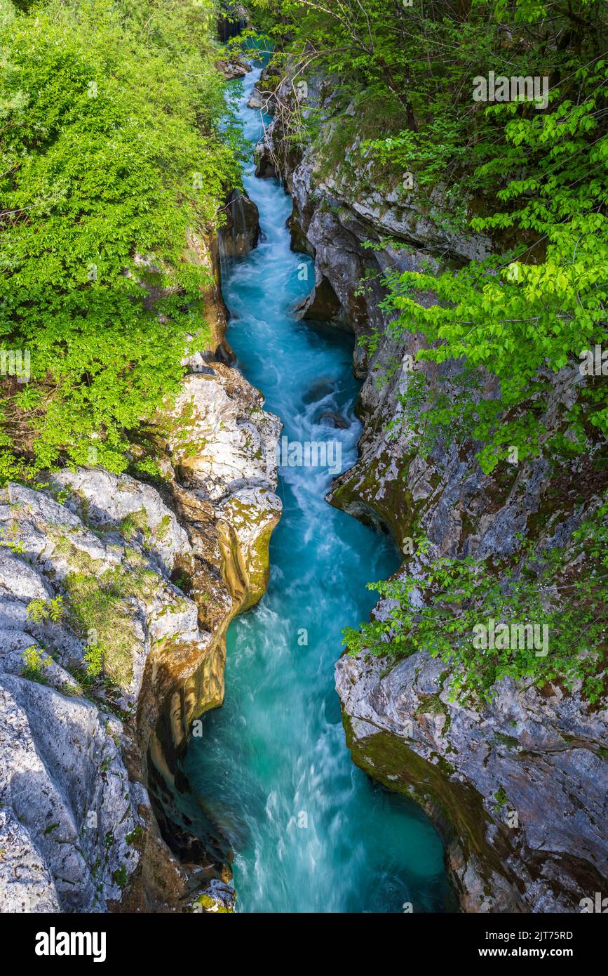 Great Soca Gorge (Velika korita Soce), Triglavski national park ...