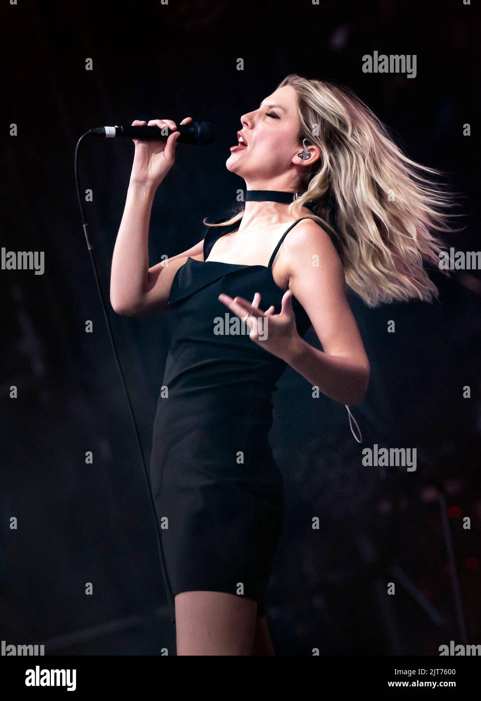 Ellie Rowsell performs with her band Wolf Alice during the Leeds ...