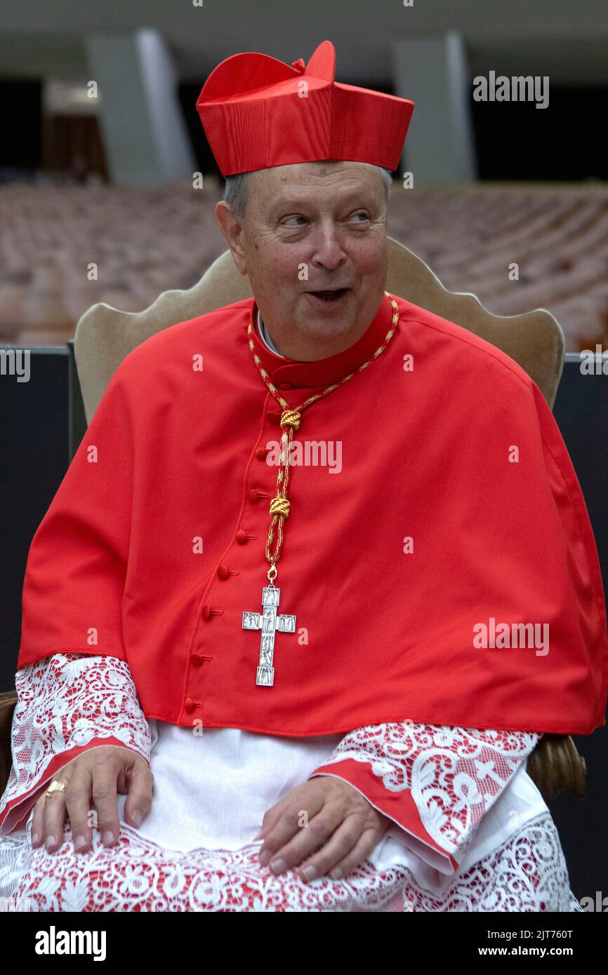 Vatican City, Vatican, 27 August 2022. The newly elected cardinal Oscar ...