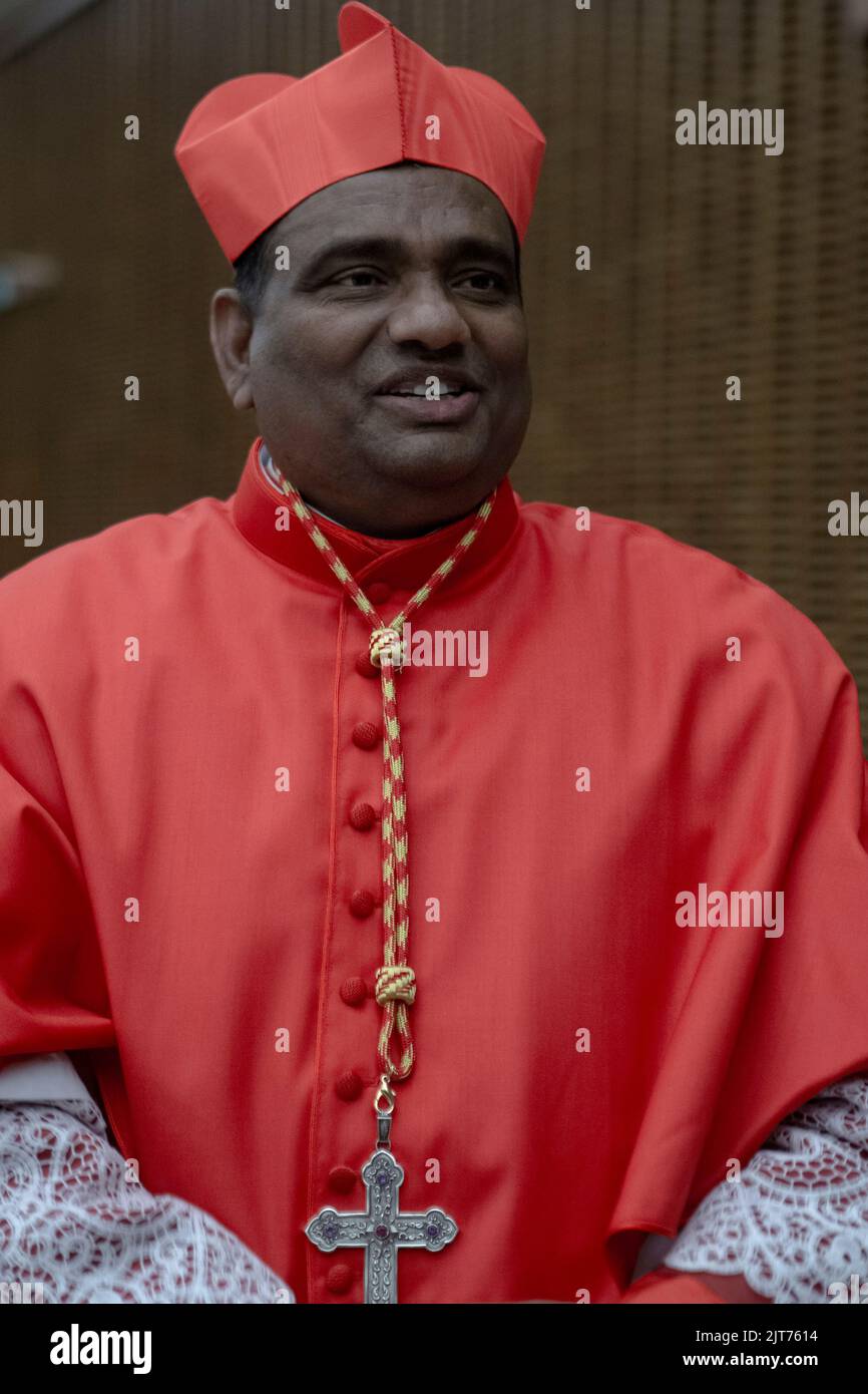 Vatican City, Vatican, 27 August 2022. The newly elected cardinal ...