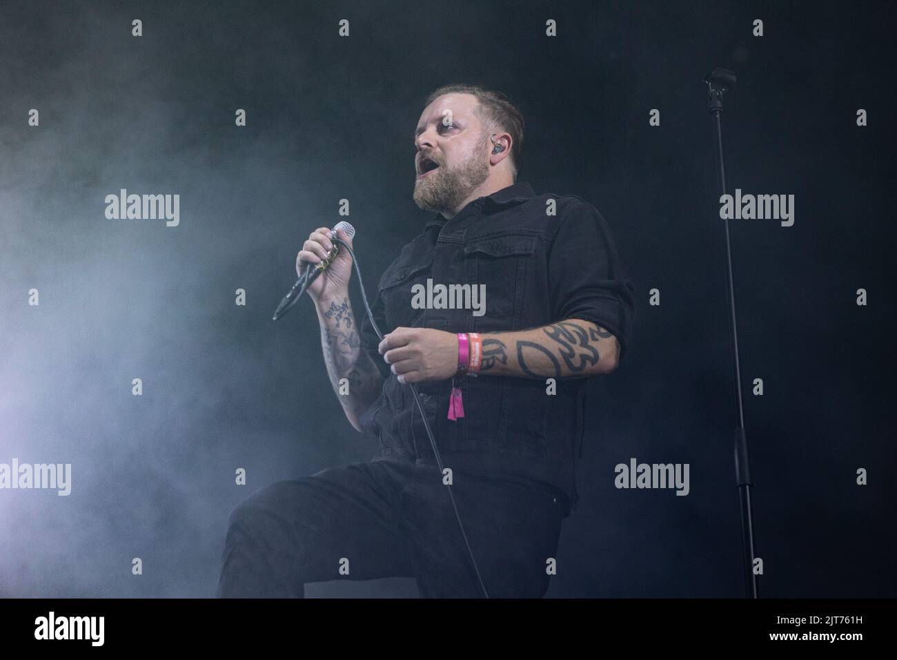 Fredrikstad, Norway. 28th, July 2022. The Norwegian synthpop band ...