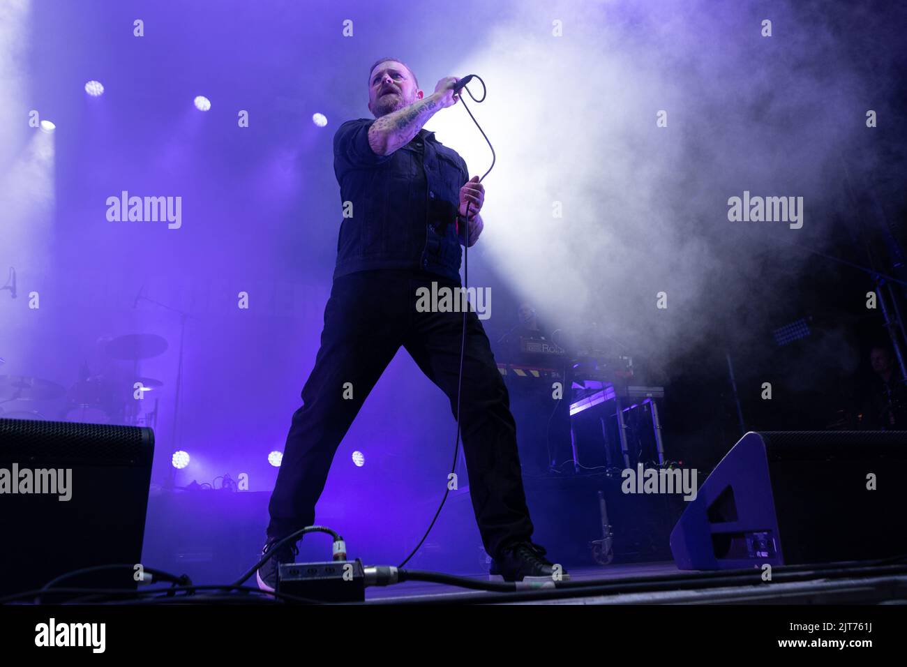 Fredrikstad, Norway. 28th, July 2022. The Norwegian synthpop band ...