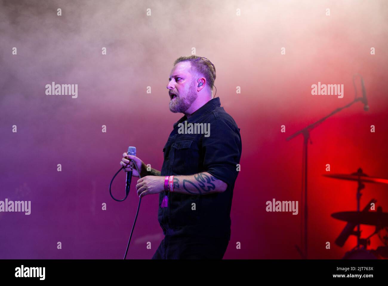 Fredrikstad, Norway. 28th, July 2022. The Norwegian synthpop band ...