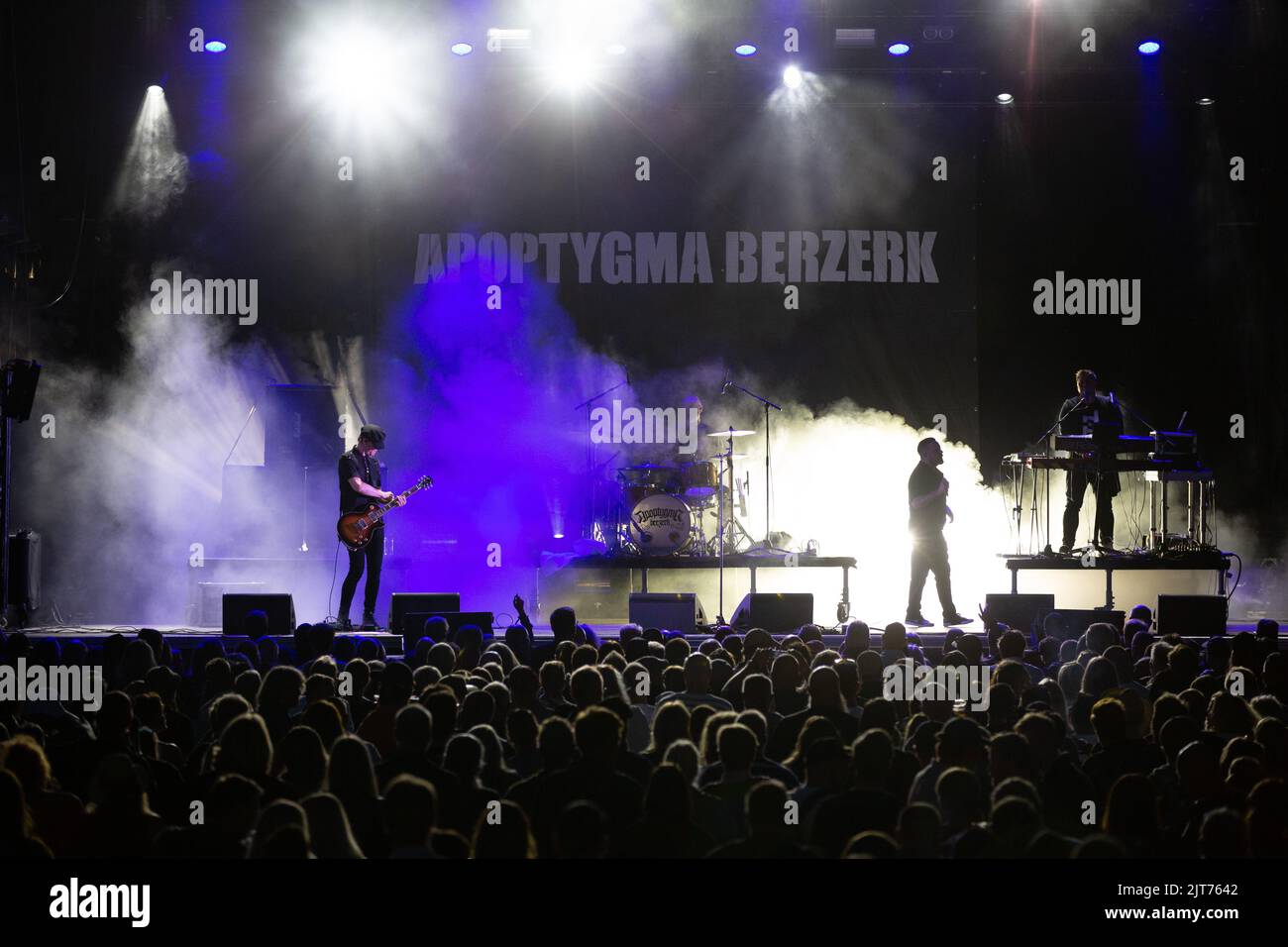 Fredrikstad, Norway. 28th, July 2022. The Norwegian synthpop band ...