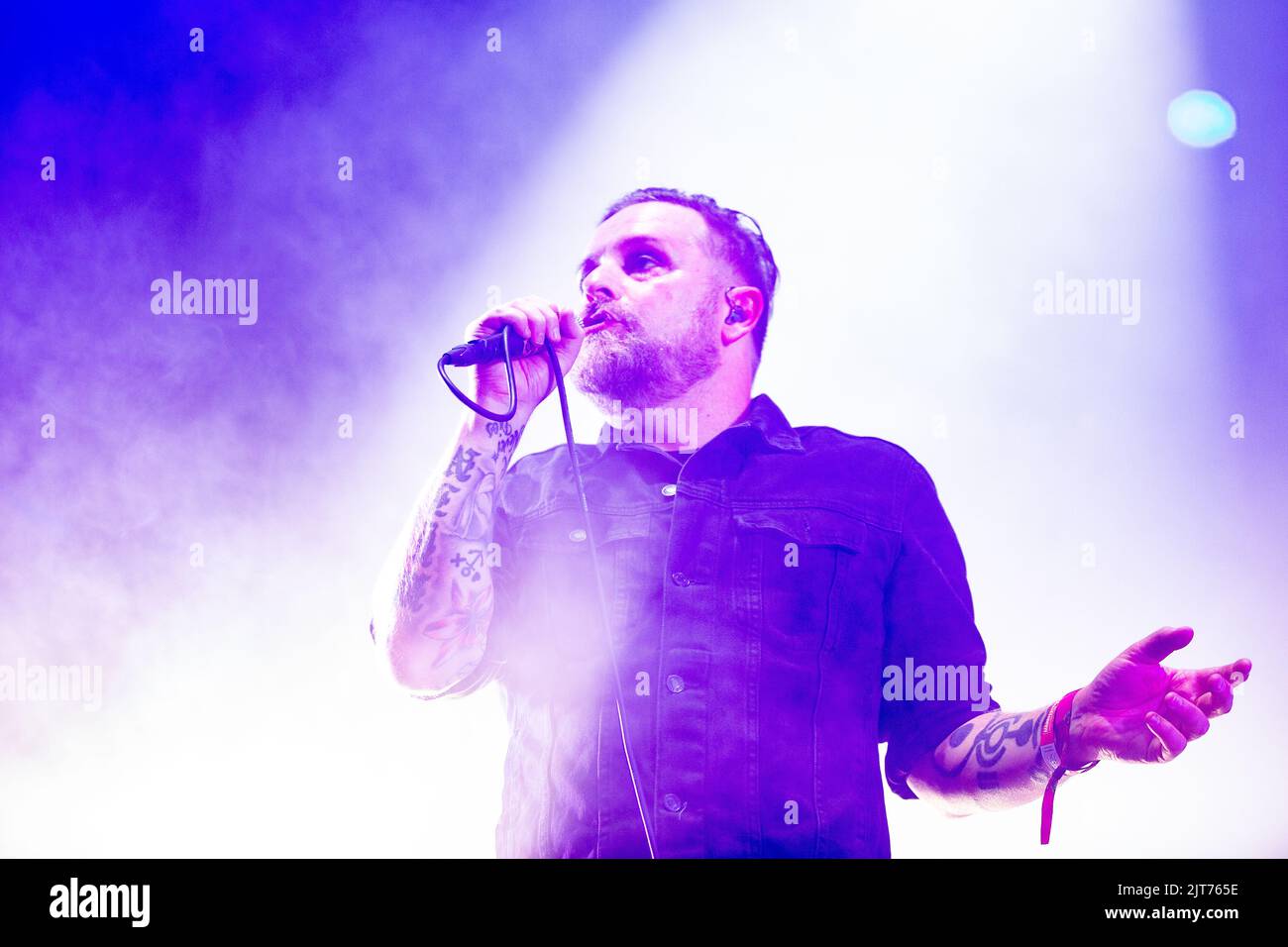 Fredrikstad, Norway. 28th, July 2022. The Norwegian synthpop band ...