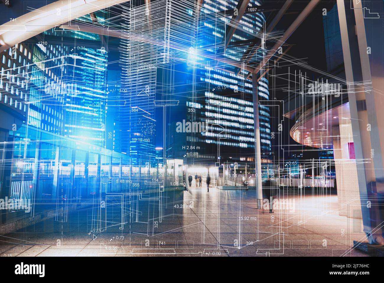 Construction company plans a sketch of new building Stock Photo - Alamy