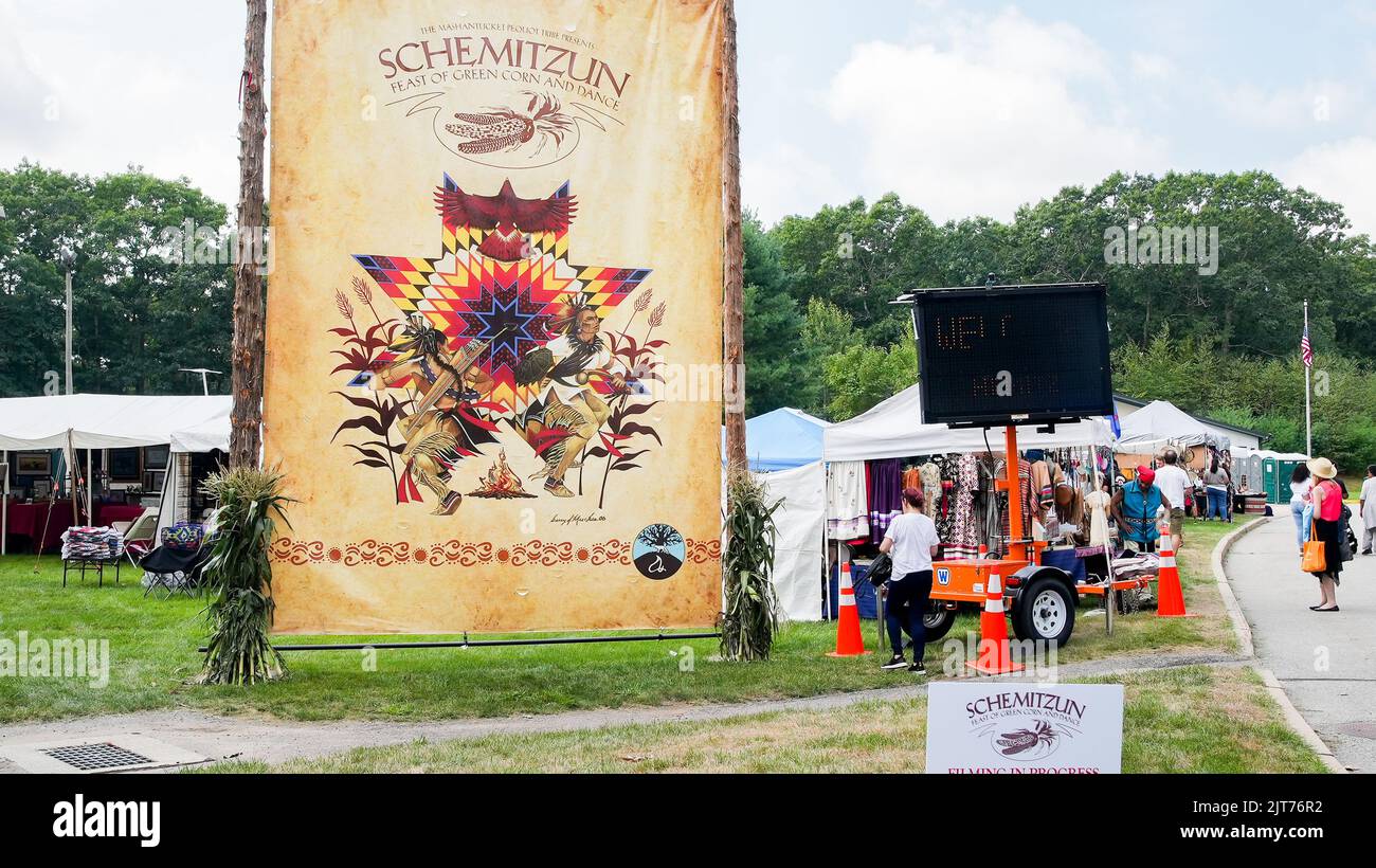 MASHANTUCKET RESERVATION, CT, USA-AUGUST 27, 2022: Schemitzun : Feast ...
