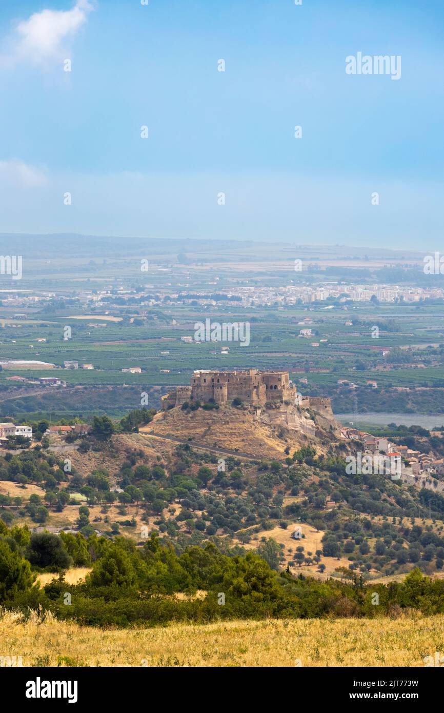 Rocca Imperiale castle in Cosenza province, Calabria, Italy Stock Photo ...