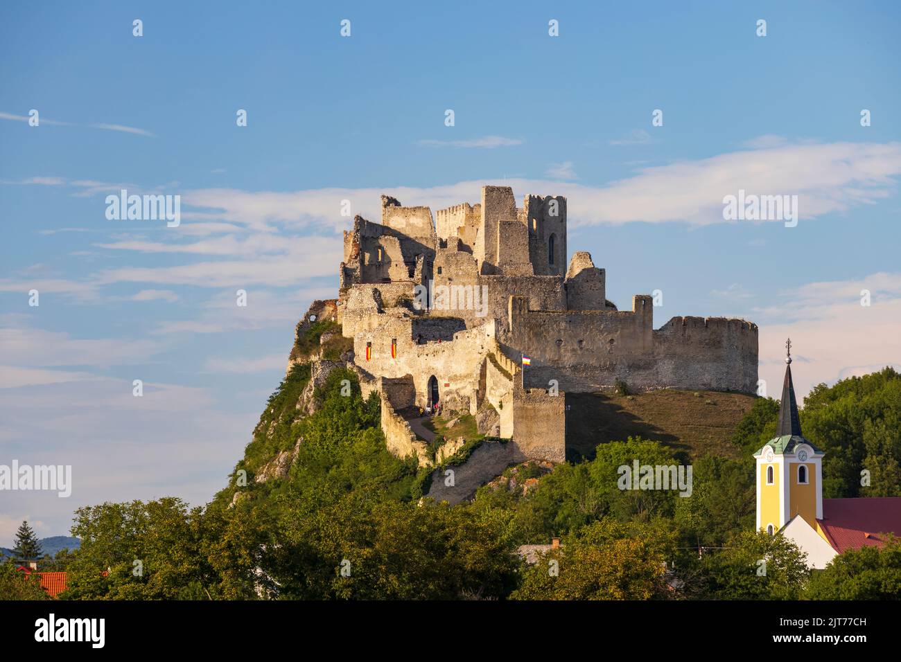 Ruins of Beckov castle, Slovakia Stock Photo - Alamy