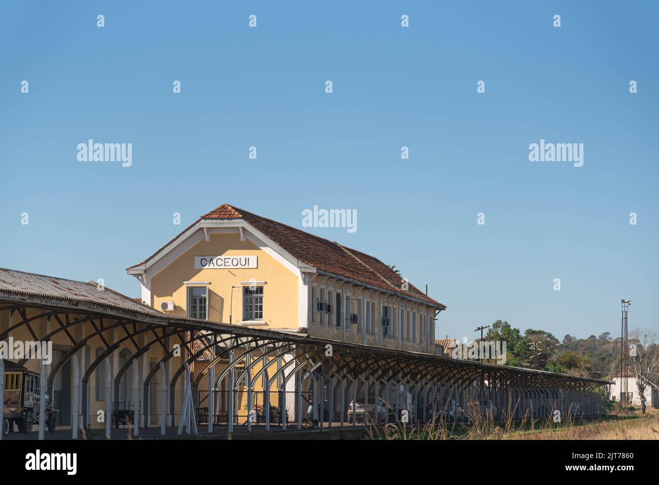 Ancient architecture from the beginning of the 20th century. Abandoned ...