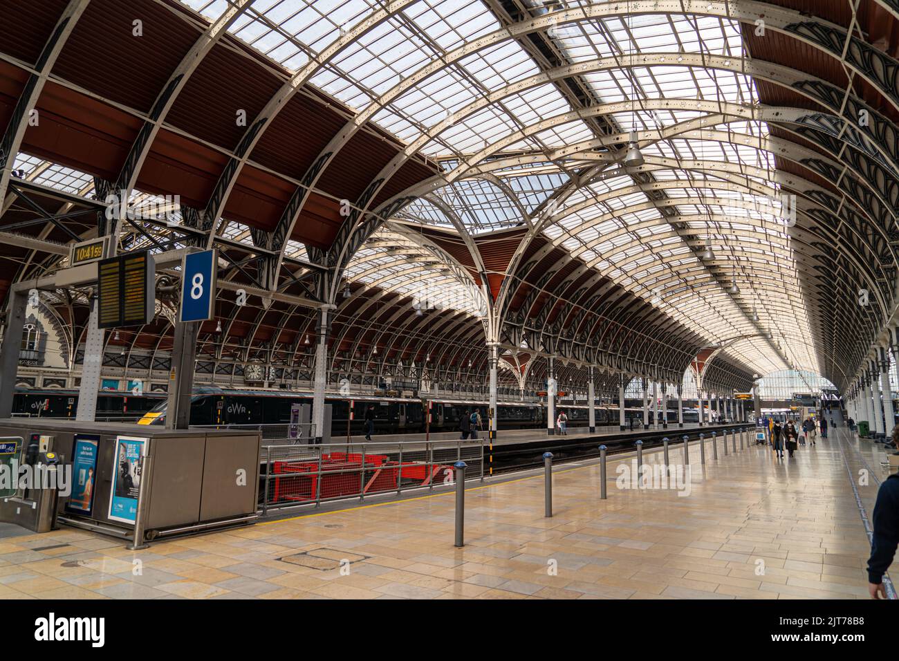 London UK August 1st 2022 Paddington Station GWR Great Western Railway ...