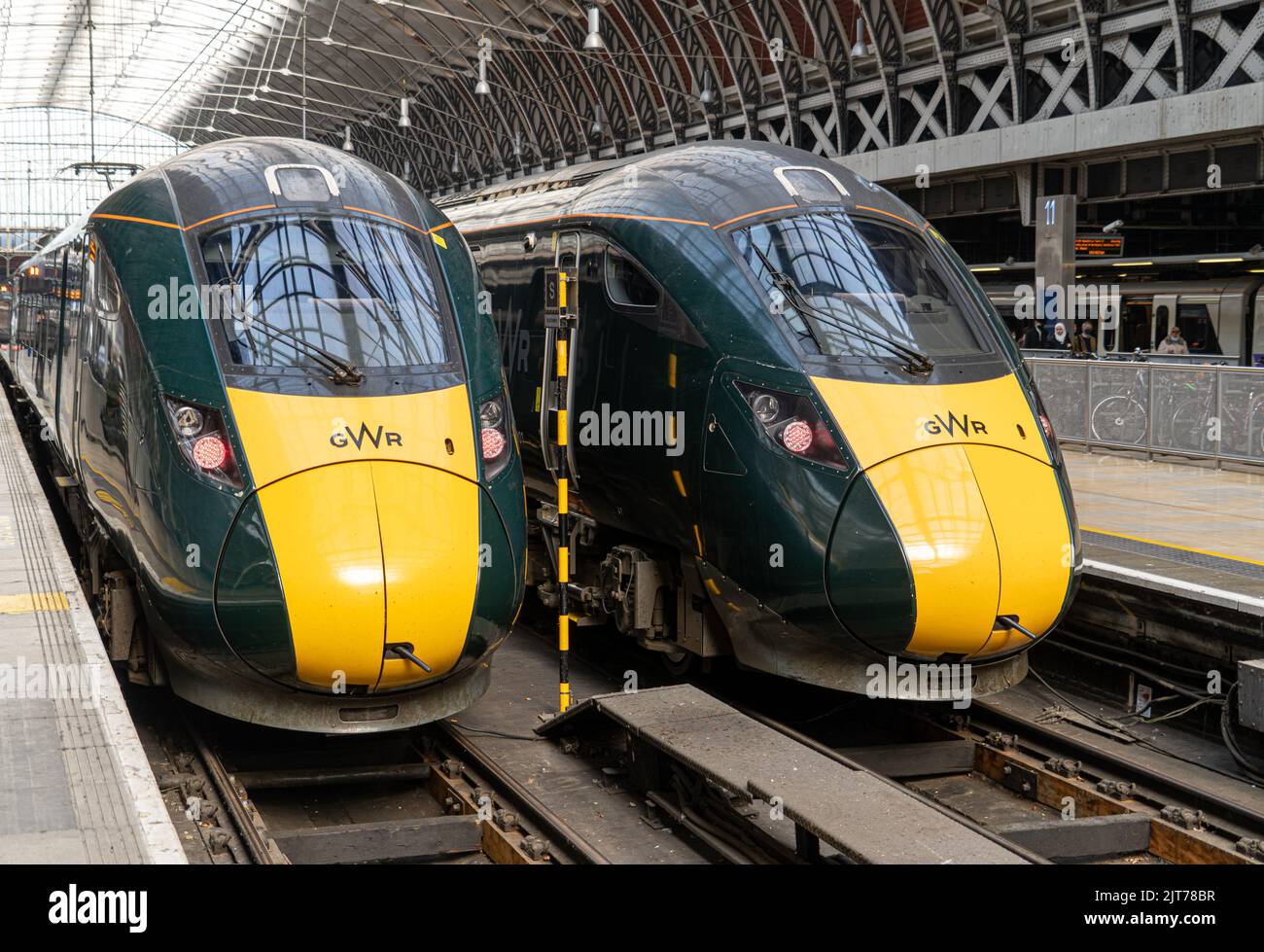 London UK August 1st 2022 Paddington Station GWR Great Western Railway ...