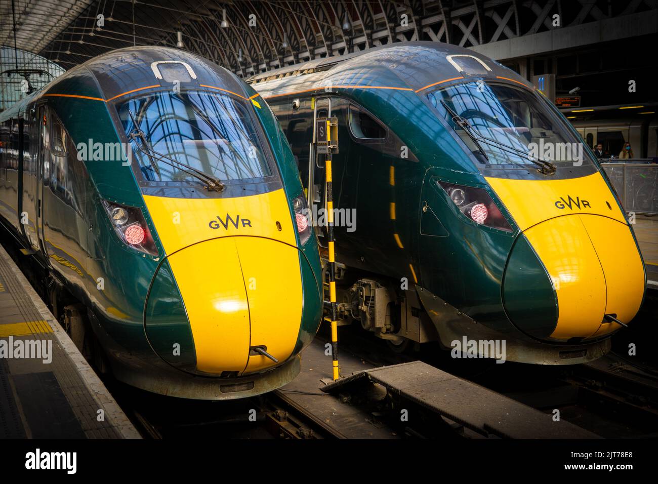 London UK August 1st 2022 Paddington Station GWR Great Western Railway ...