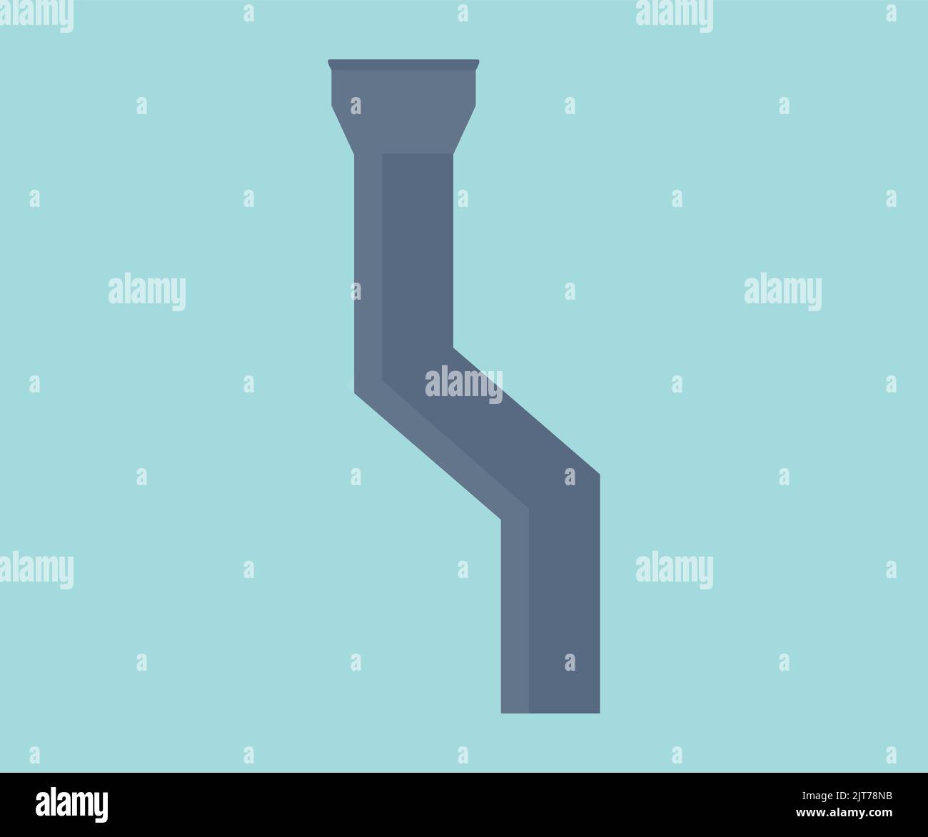 Pipe on wall building Stock Vector Images - Alamy