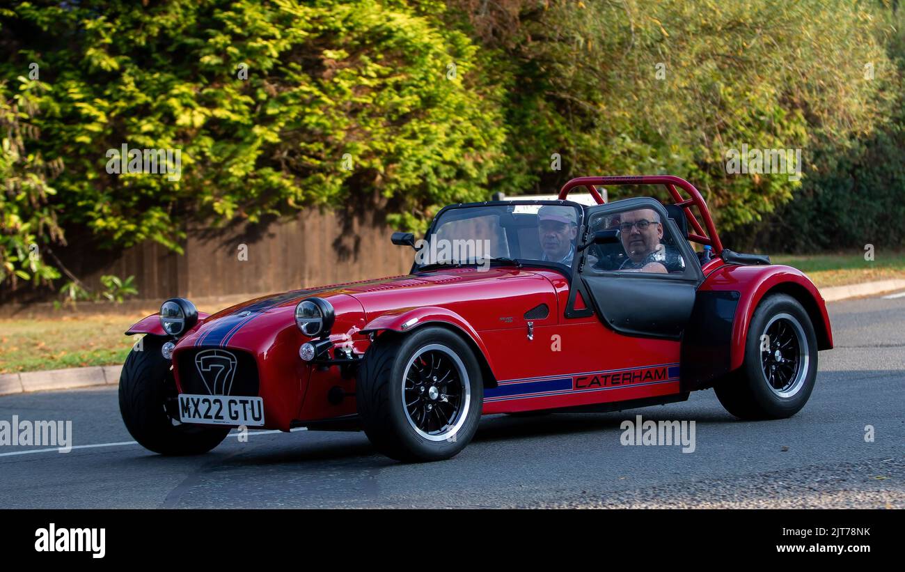Red caterham sports car hi-res stock photography and images - Alamy