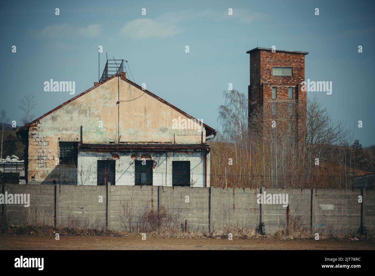 Red Tower of Death, UNESCO site with inscription in Czech language ...