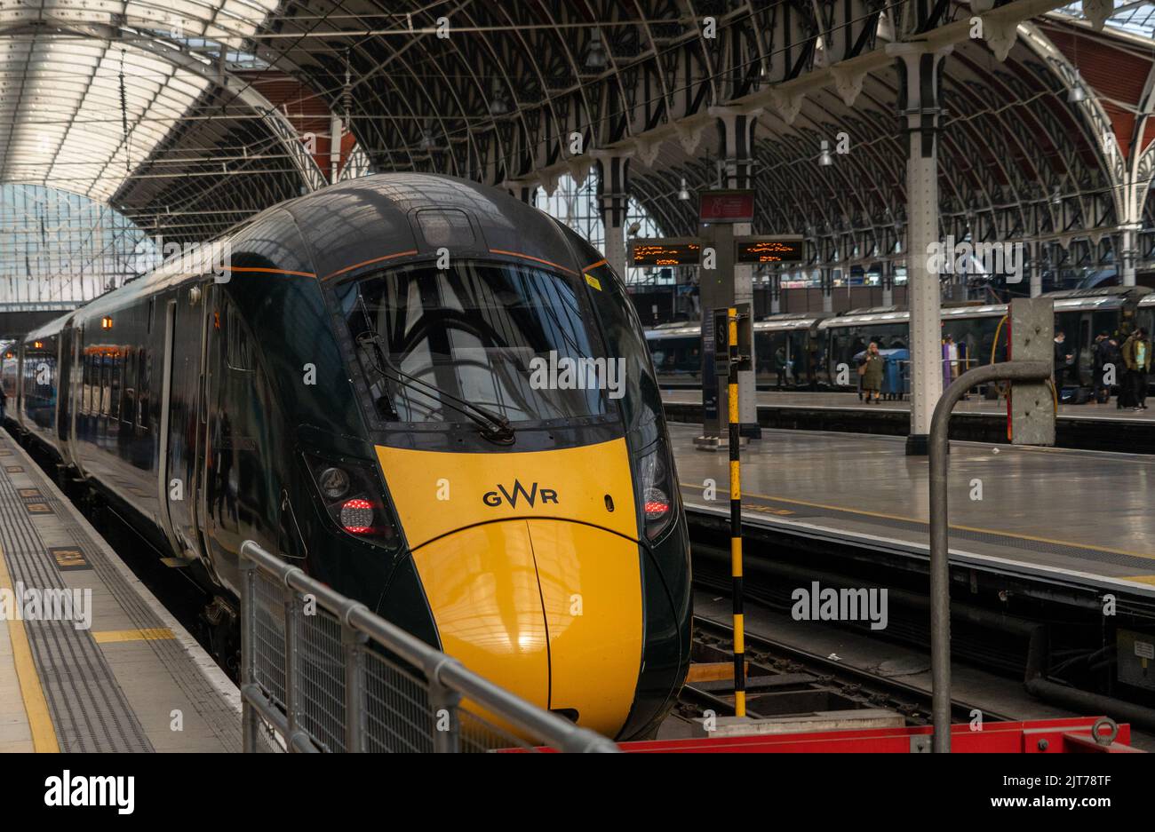 London UK August 1st 2022 Paddington Station GWR Great Western Railway ...