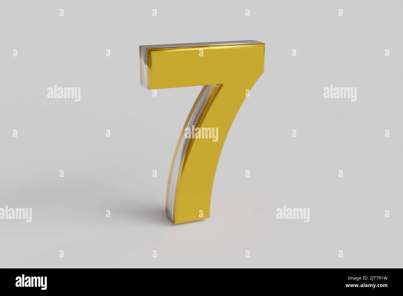 Number seven numeral 7 hi-res stock photography and images - Alamy
