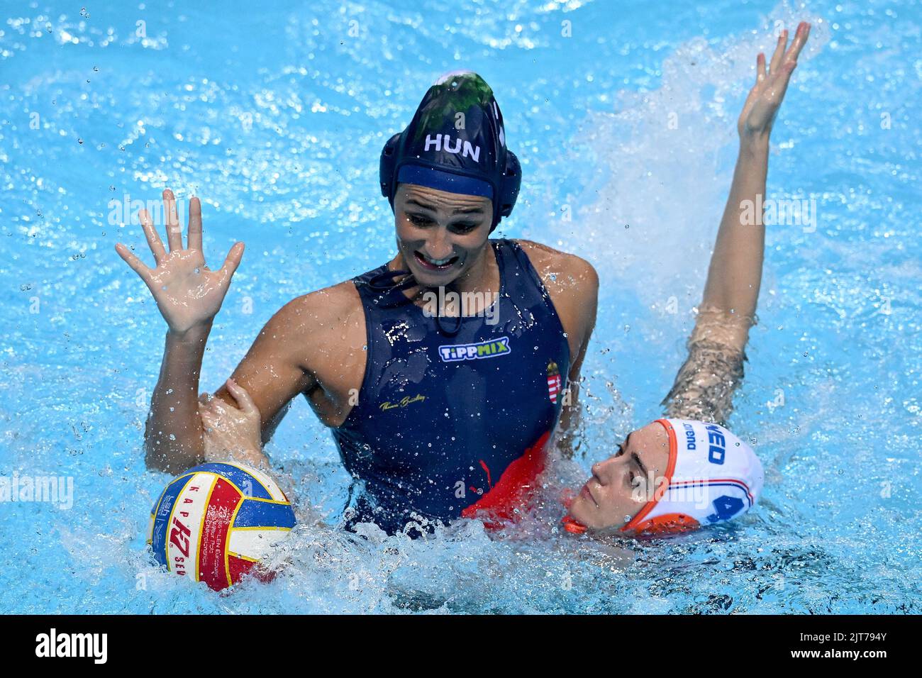 SPLIT, CROATIA - AUGUST 28: Sabrina van der Sloot of Netherlands and ...
