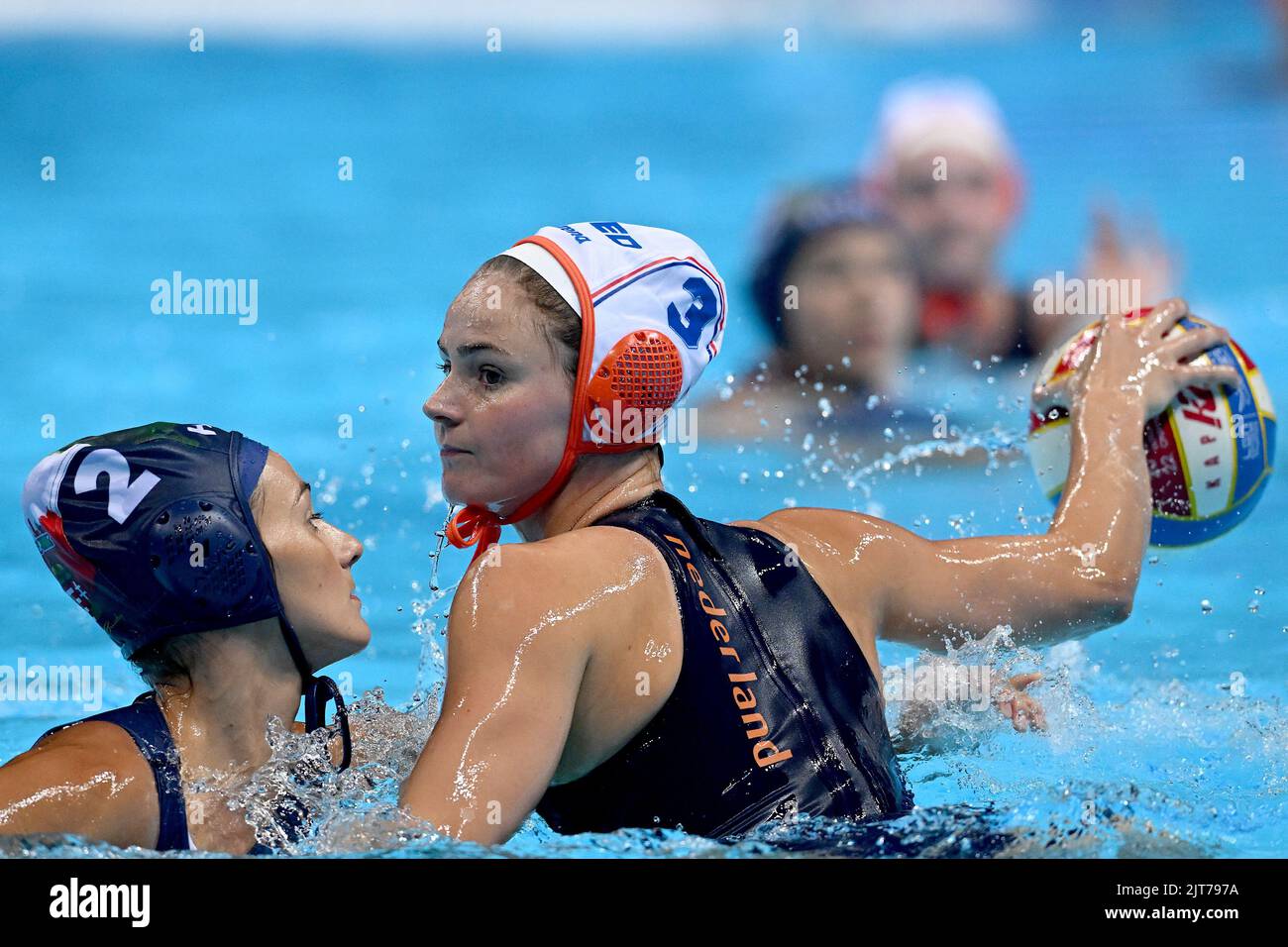 SPLIT, CROATIA - AUGUST 28: Brigitte Sleeking of Netherlands and ...
