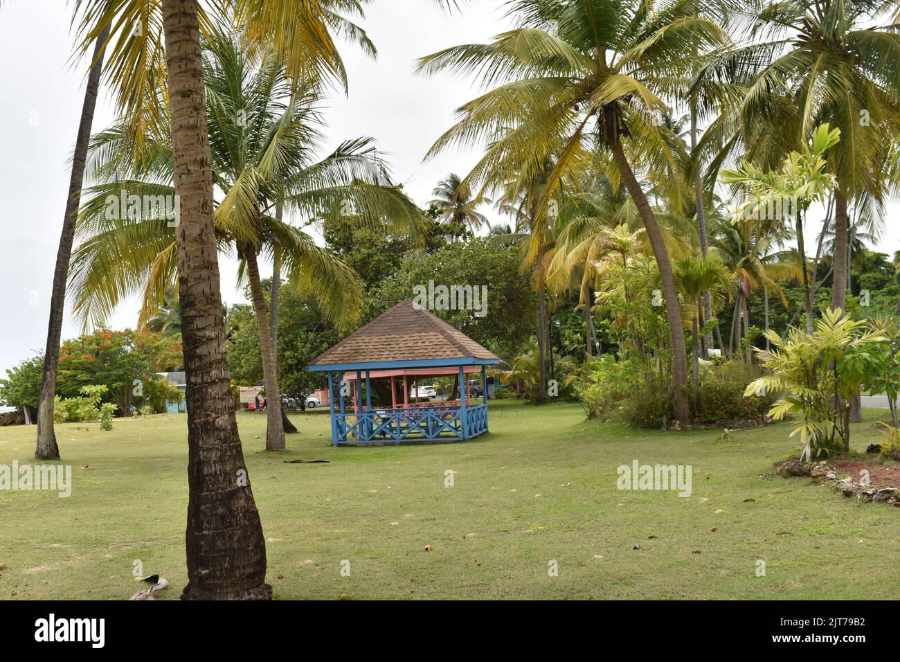 Pigeon Point, Tobago - July 12, 2022 - Huts or Sheds on the Coastline ...