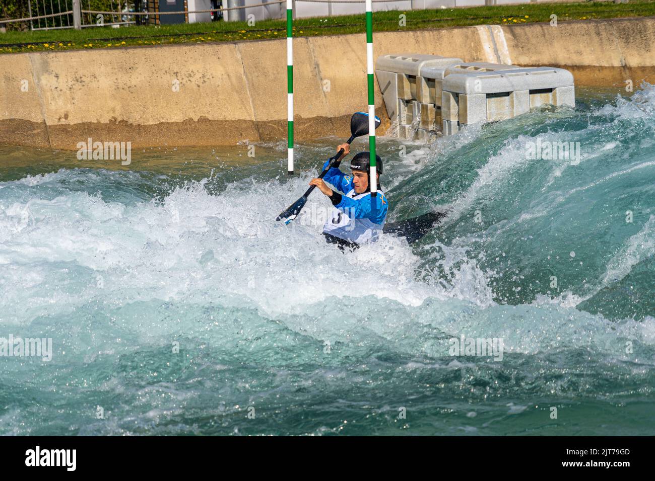Lea Valley Park UK April 2022 Lea Valley White Water Rafting Canoe ...