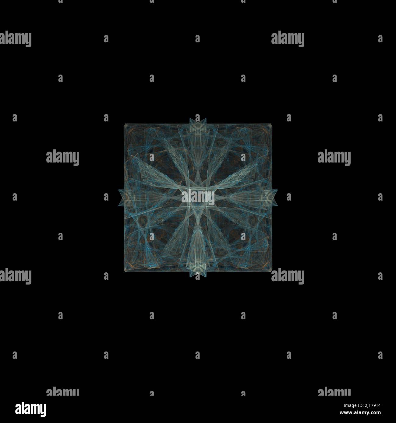 The digital render fractal square seamless pattern background Stock ...