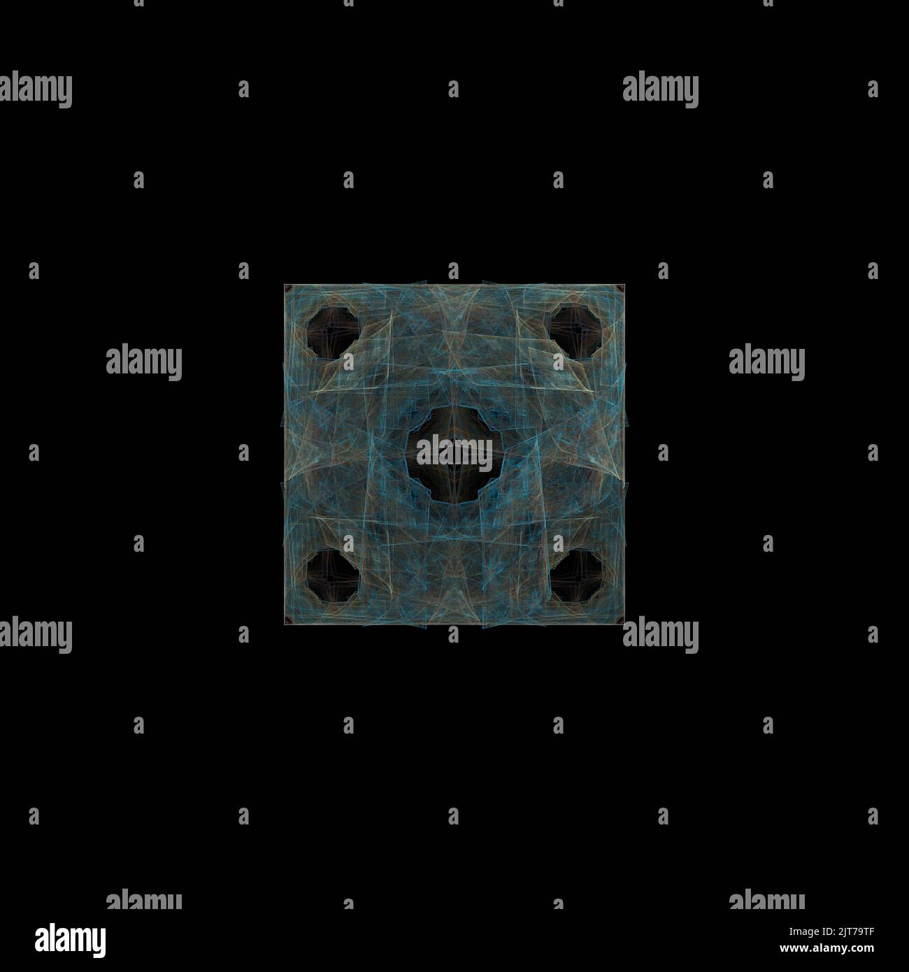 The digital render fractal square seamless pattern background Stock ...