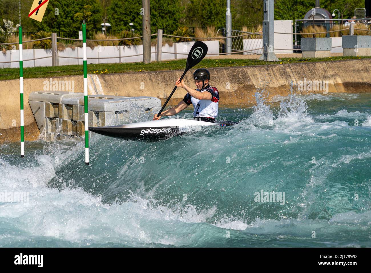 Lea Valley Park UK April 2022 Lea Valley White Water Rafting Canoe ...