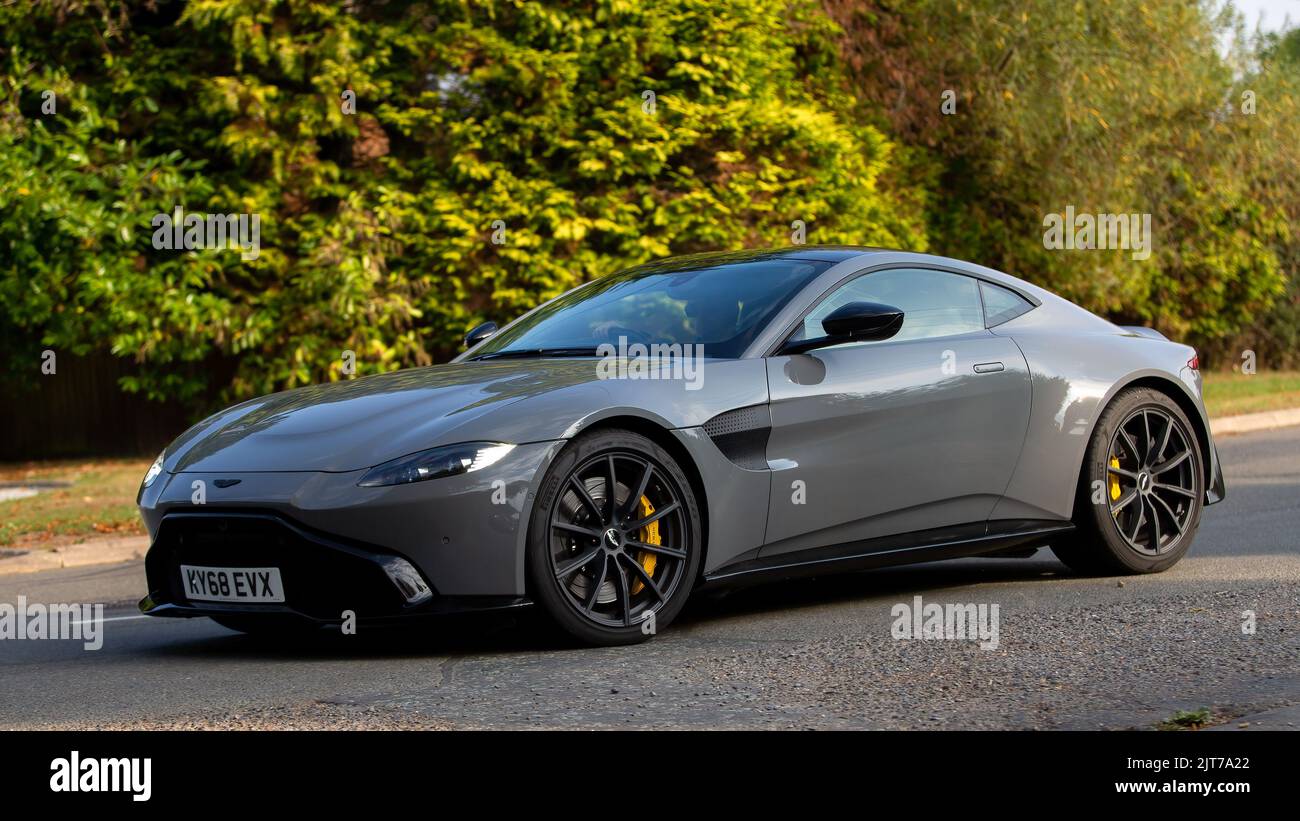 2018 grey Aston Martin Vantage Stock Photo - Alamy