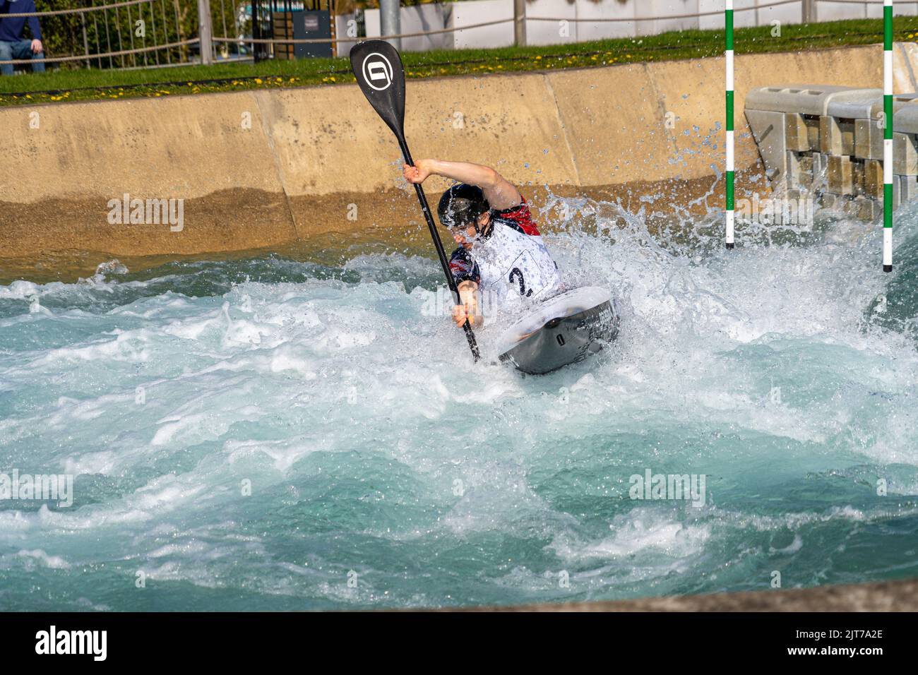 Lea Valley Park UK April 2022 Lea Valley White Water Rafting Canoe ...