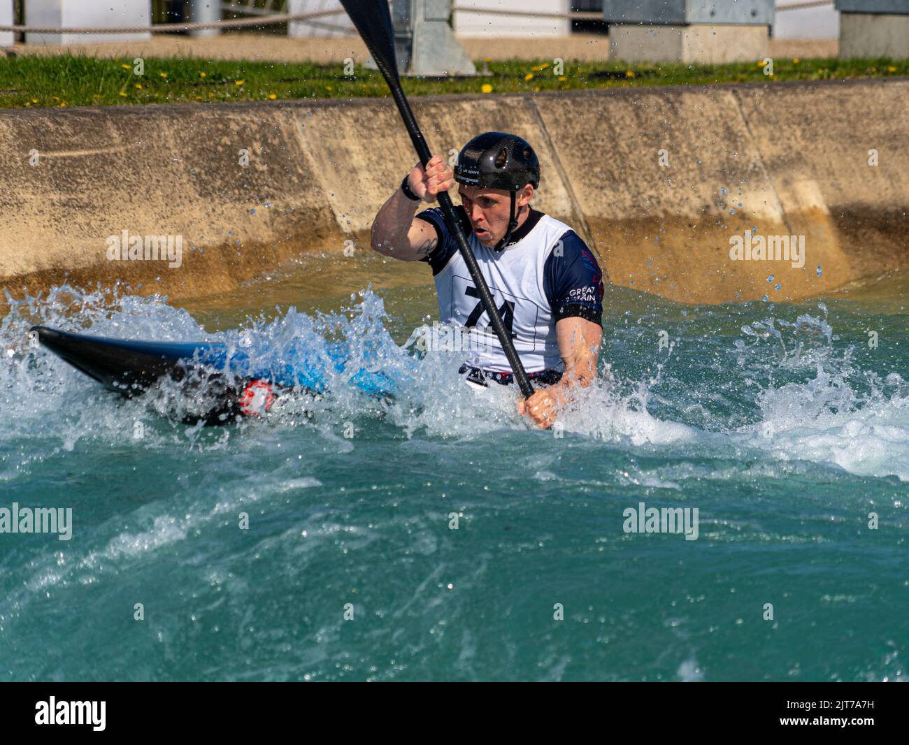 Lea Valley Park UK April 2022 Lea Valley White Water Rafting Canoe ...