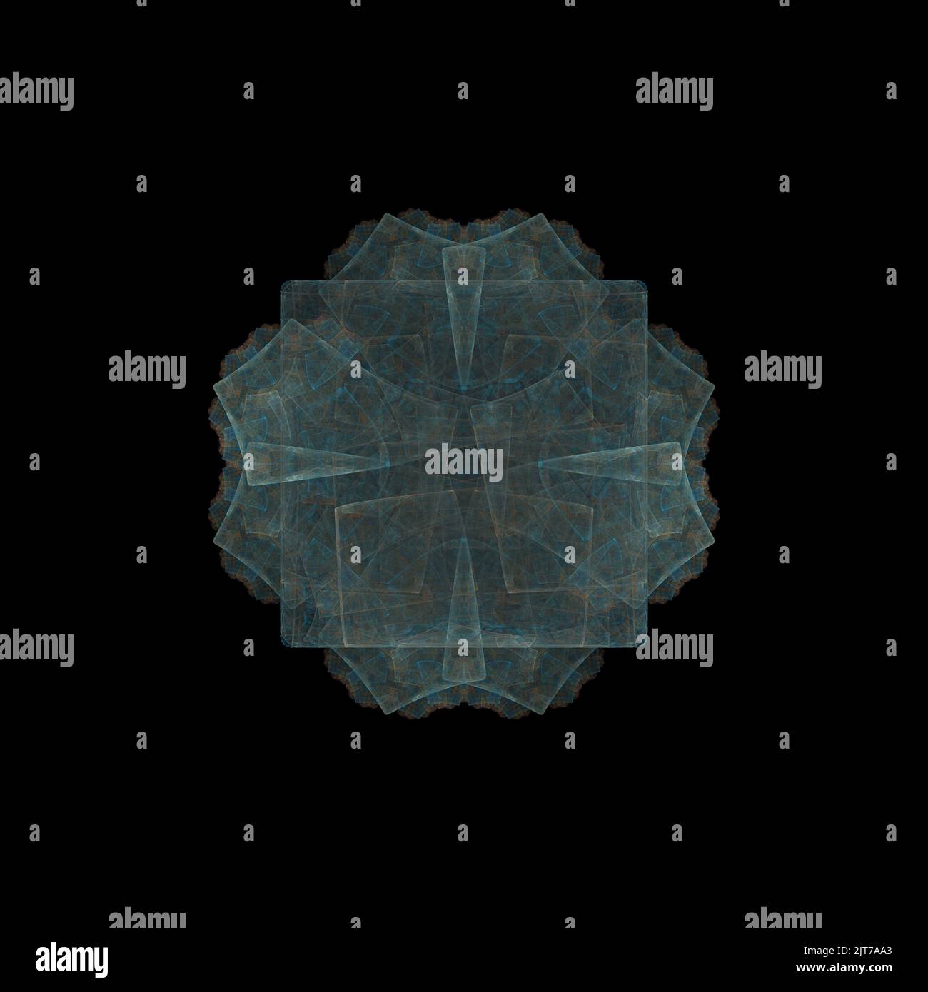 The digital render fractal square seamless pattern background Stock ...