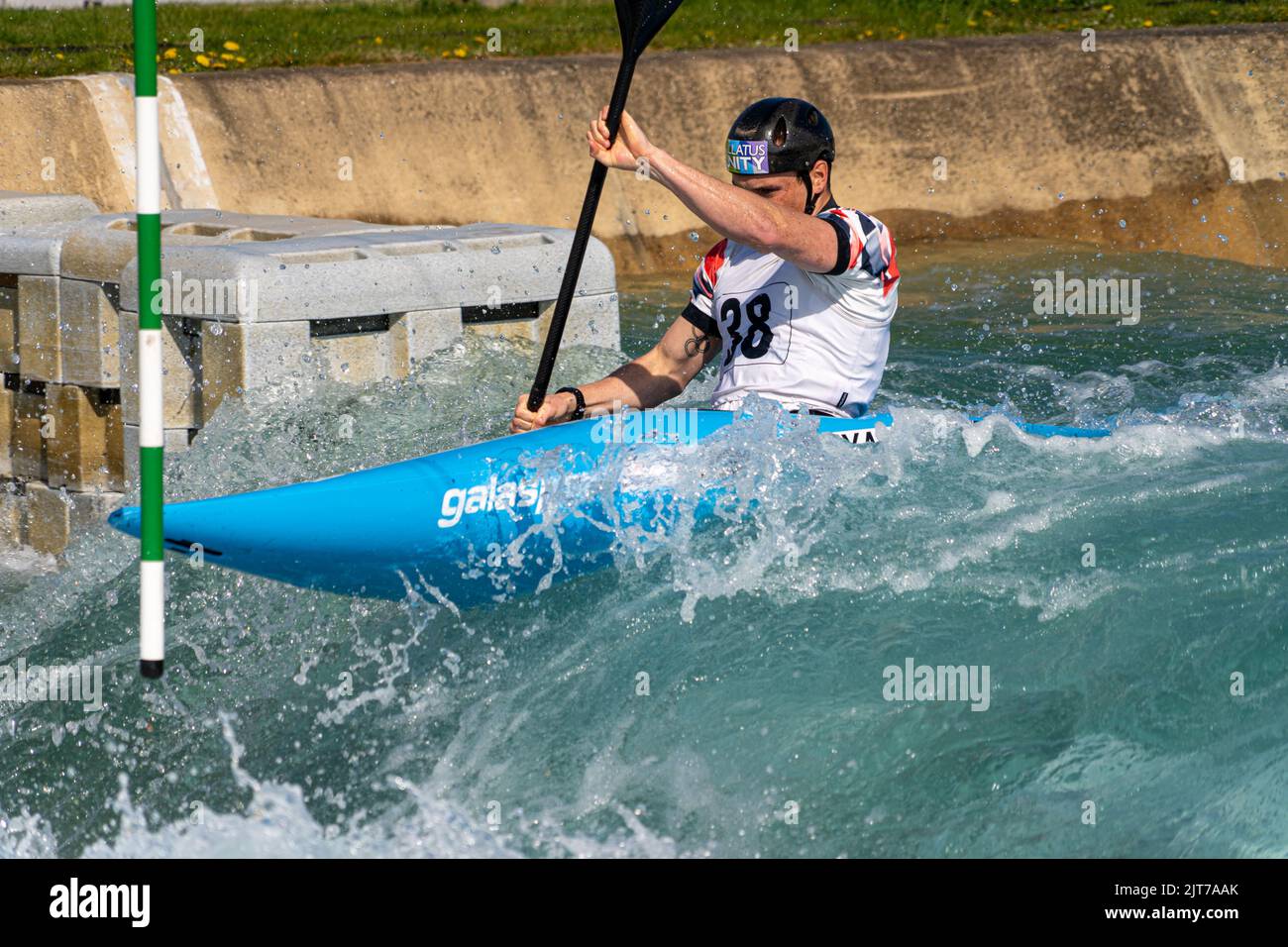 Lea Valley Park UK April 2022 Lea Valley White Water Rafting Canoe ...