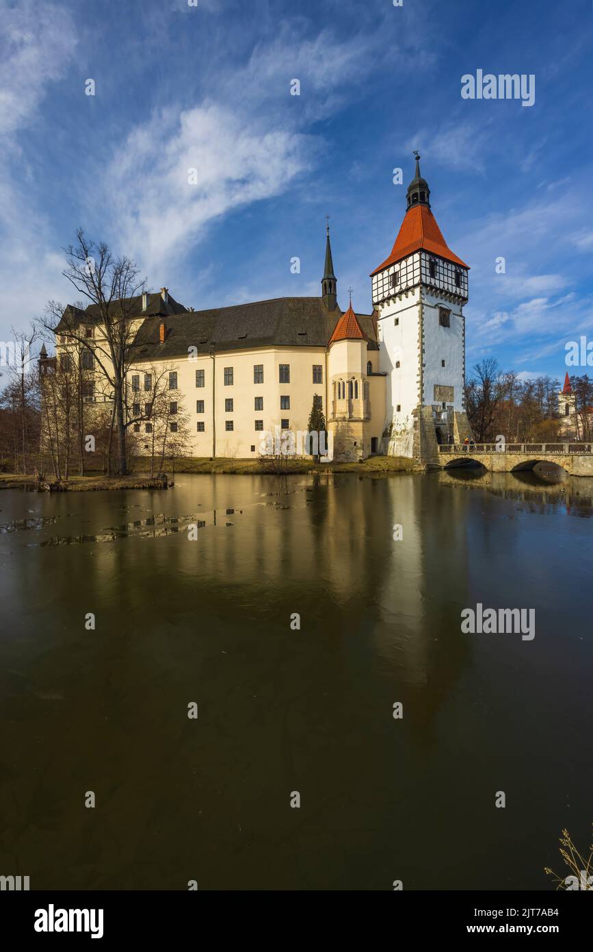 Blatna castle near Strakonice, Southern Bohemia, Czech Republic Stock ...