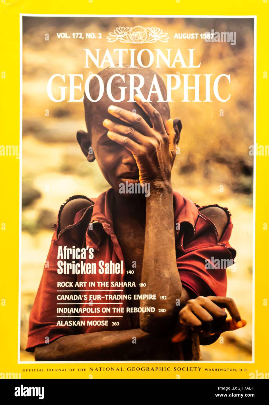 National Geographic magazine cover, August 1987 Stock Photo - Alamy