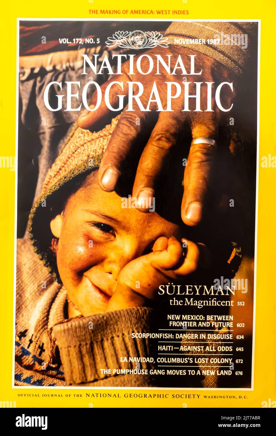 National geographic magazine covers hi-res stock photography and images ...