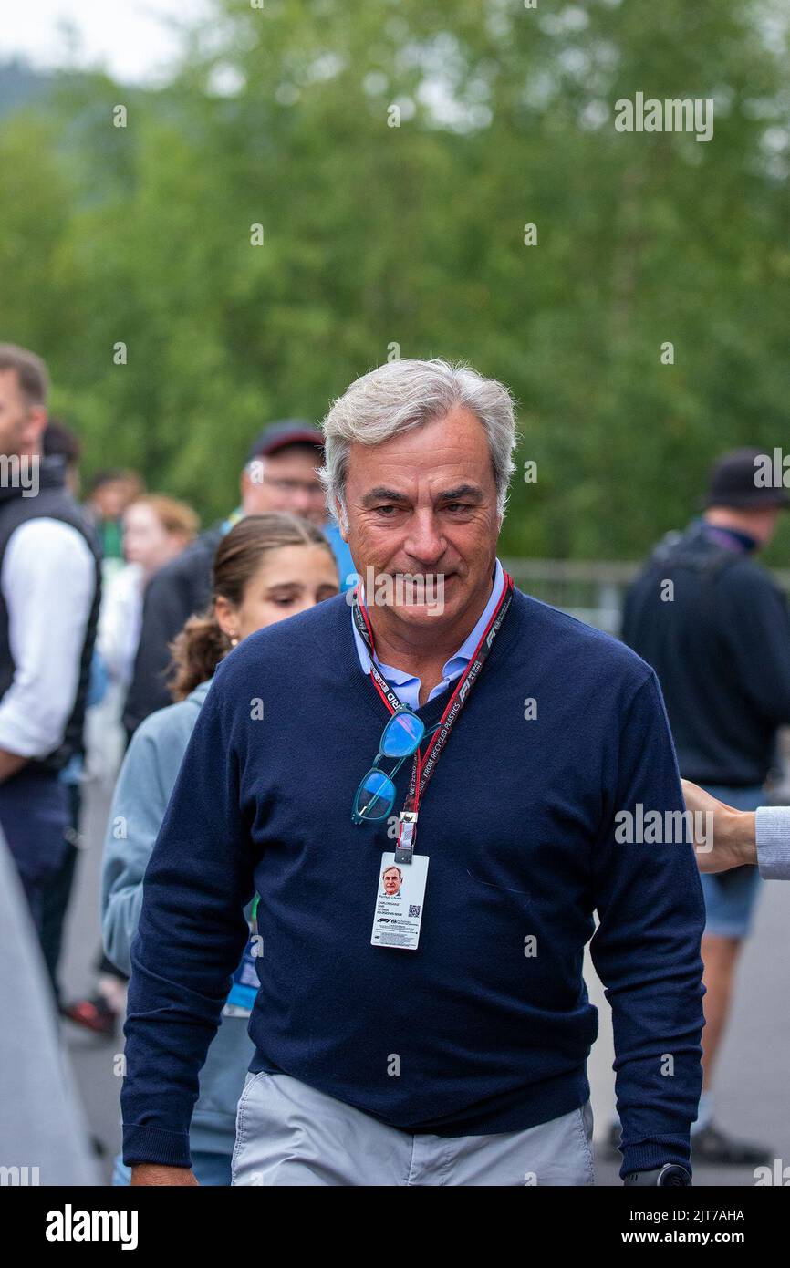 SPA-Francorchamps, BELGIUM, 27. AUGUST: Rallye World Champion Carlos ...