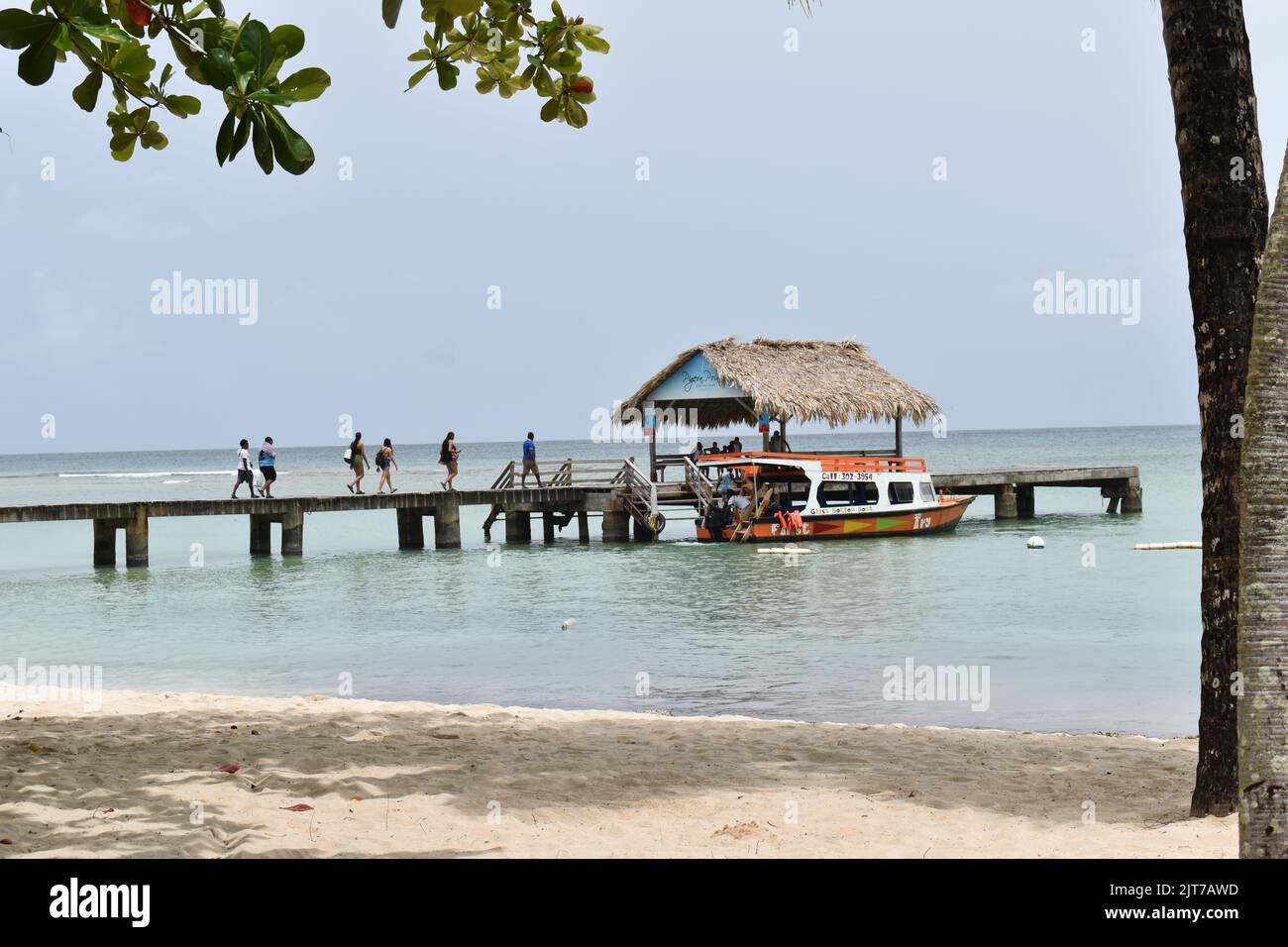 Pigeon Point, Tobago - July 12, 2022 - The Iconic Jetty at the Pigeon ...
