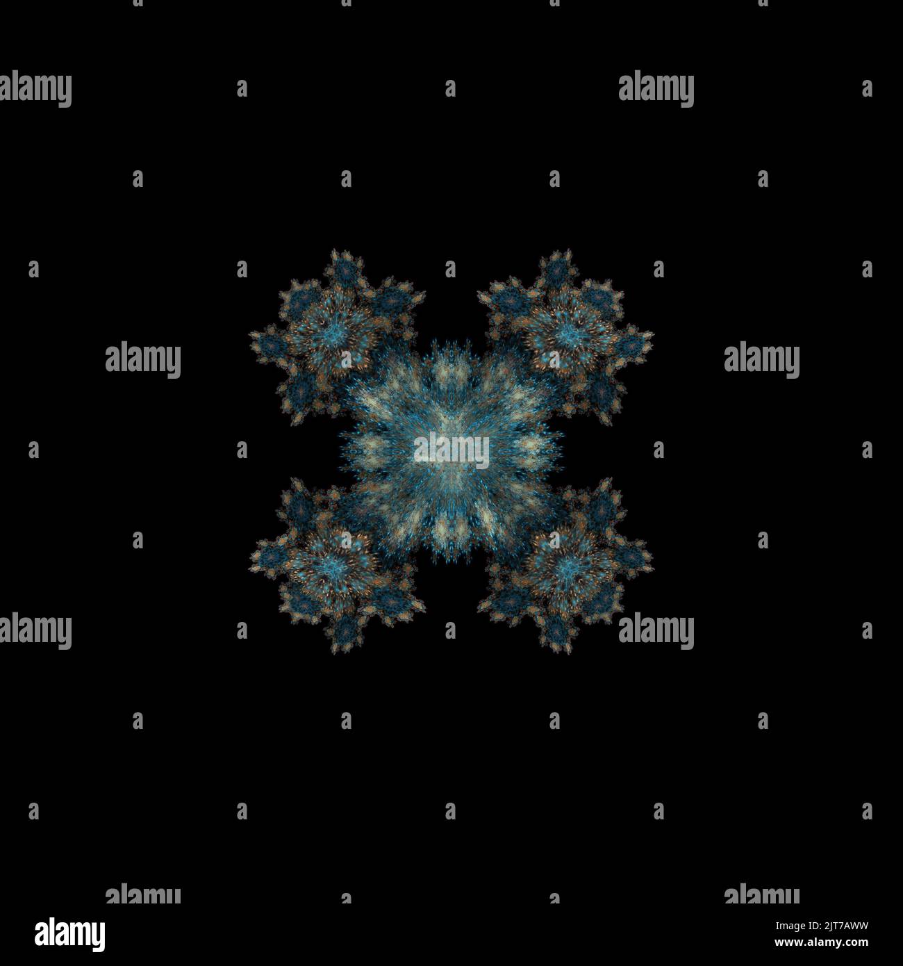 The fractal cross shape seamless pattern background Stock Photo - Alamy