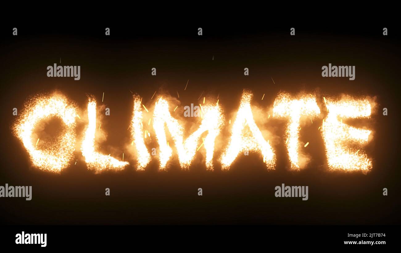 Climate word fire hi-res stock photography and images - Alamy