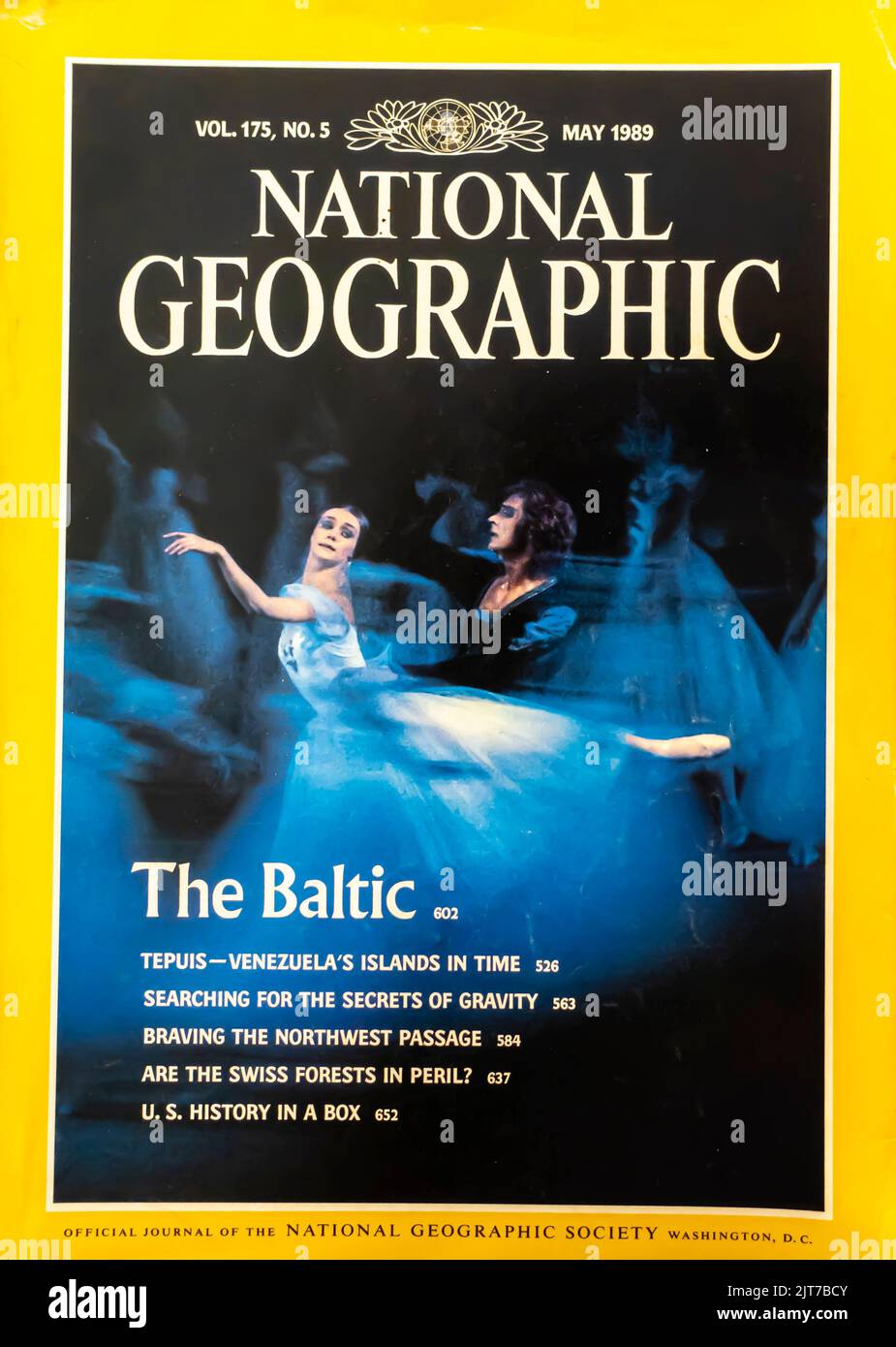 National Geographic magazine cover, May 1989 Stock Photo - Alamy
