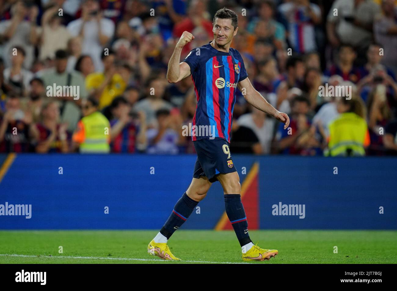 Lewandowski goal 2022 hi-res stock photography and images - Alamy