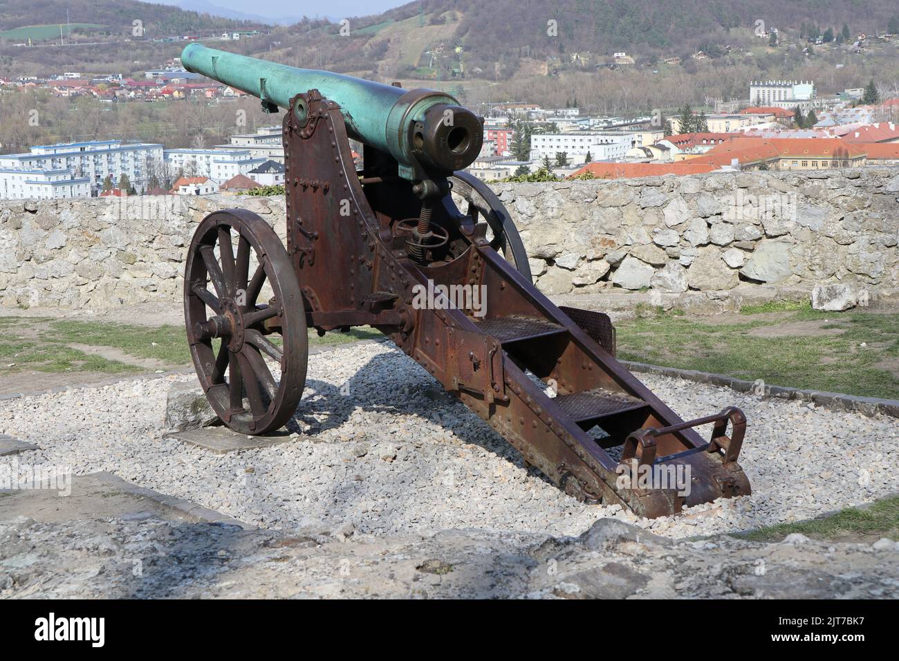 A cannon is a large-caliber gun classified as a type of artillery Stock ...