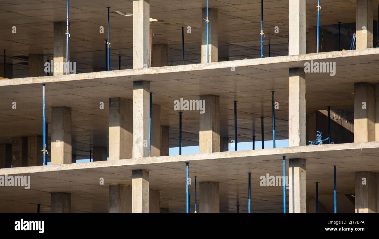 Reinforced concrete frame and floors hi-res stock photography and ...